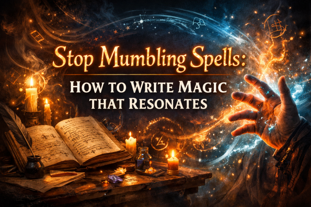 Stop Mumbling Spells: Writing Magic Readers Can Feel — Kevin T. Johns ...